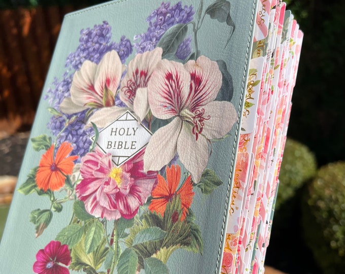 Gorgeous NASB, Artisan Collection Bible With Tabs , Leathersoft, Sage ...