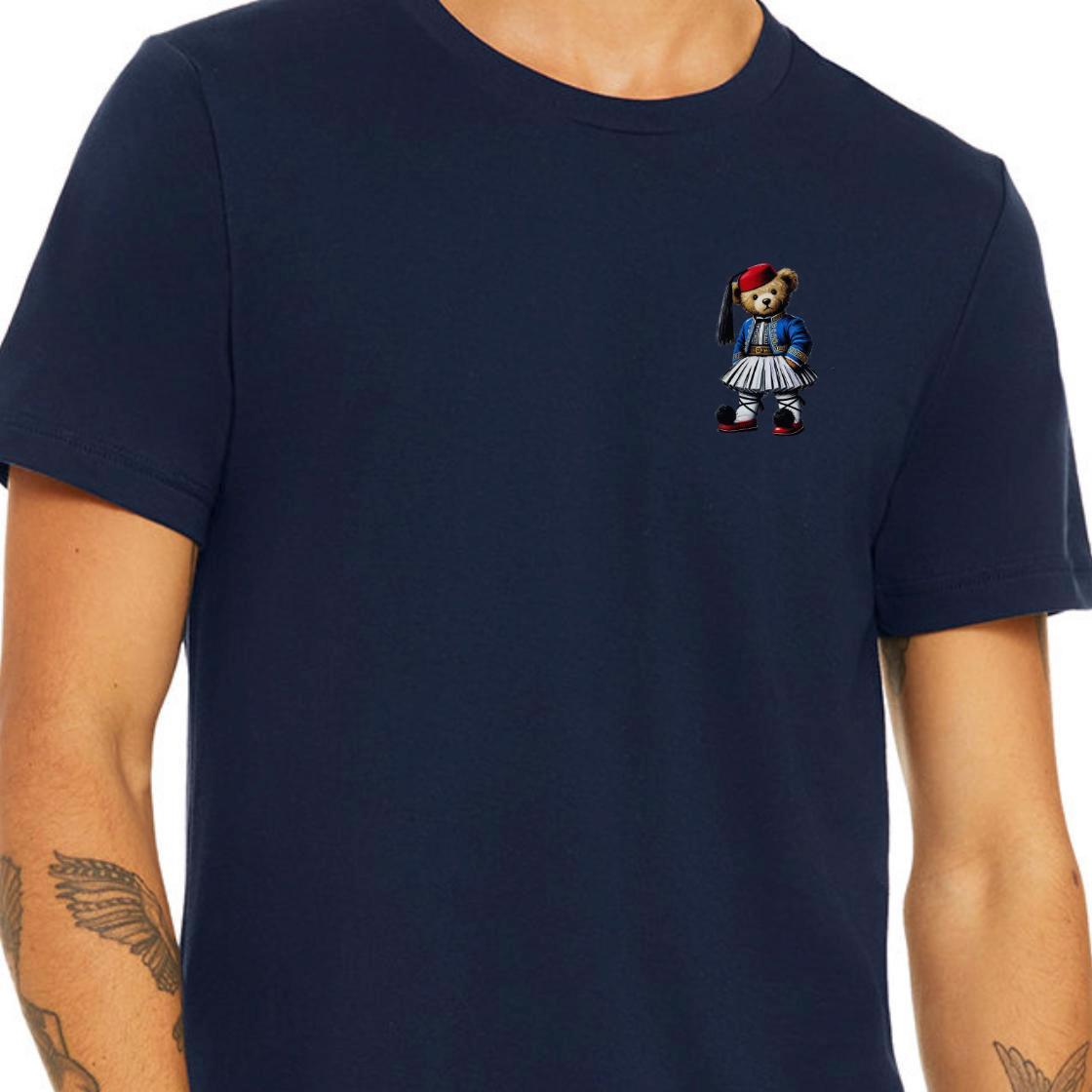 ΤΗΕΟ Greek Evzone Teddy Bear T-shirt Cute Greek Independence Day Shirt ...