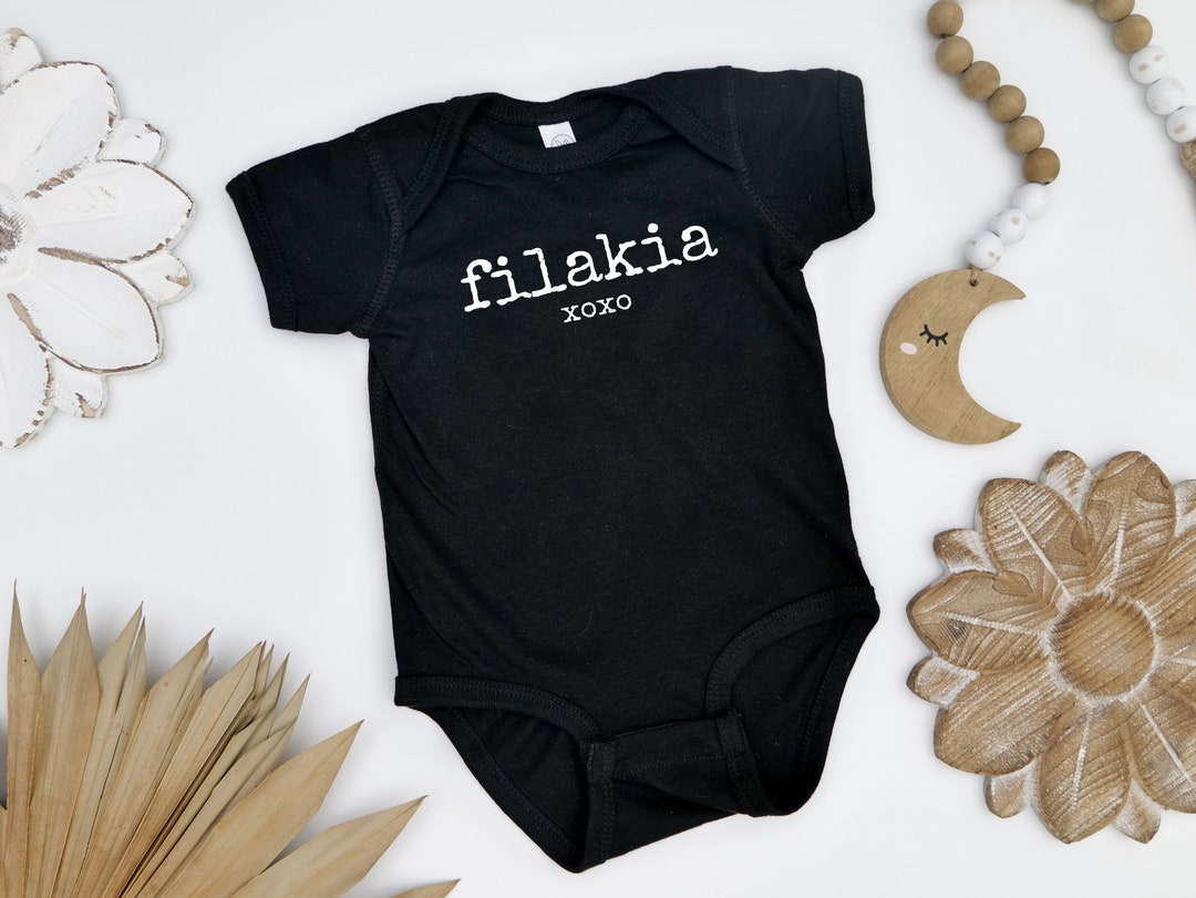 Filakia Baby Onsie Kisses Greek Baby Onsie Greek Baby - Etsy