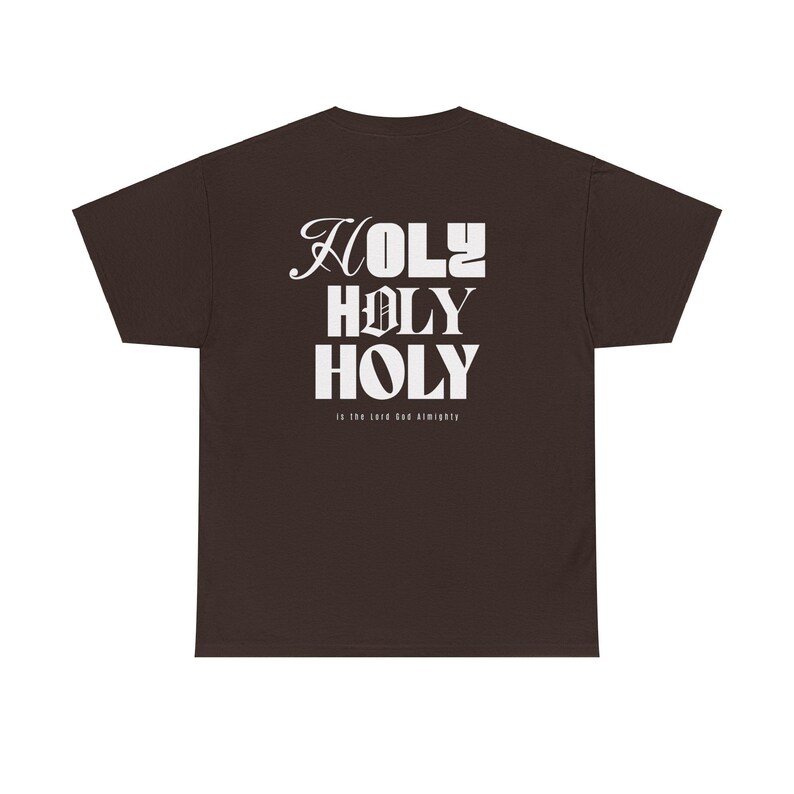 Holy Holy Holy Revelation 4:8 Christian Streetwear Shirt Bible Verse ...