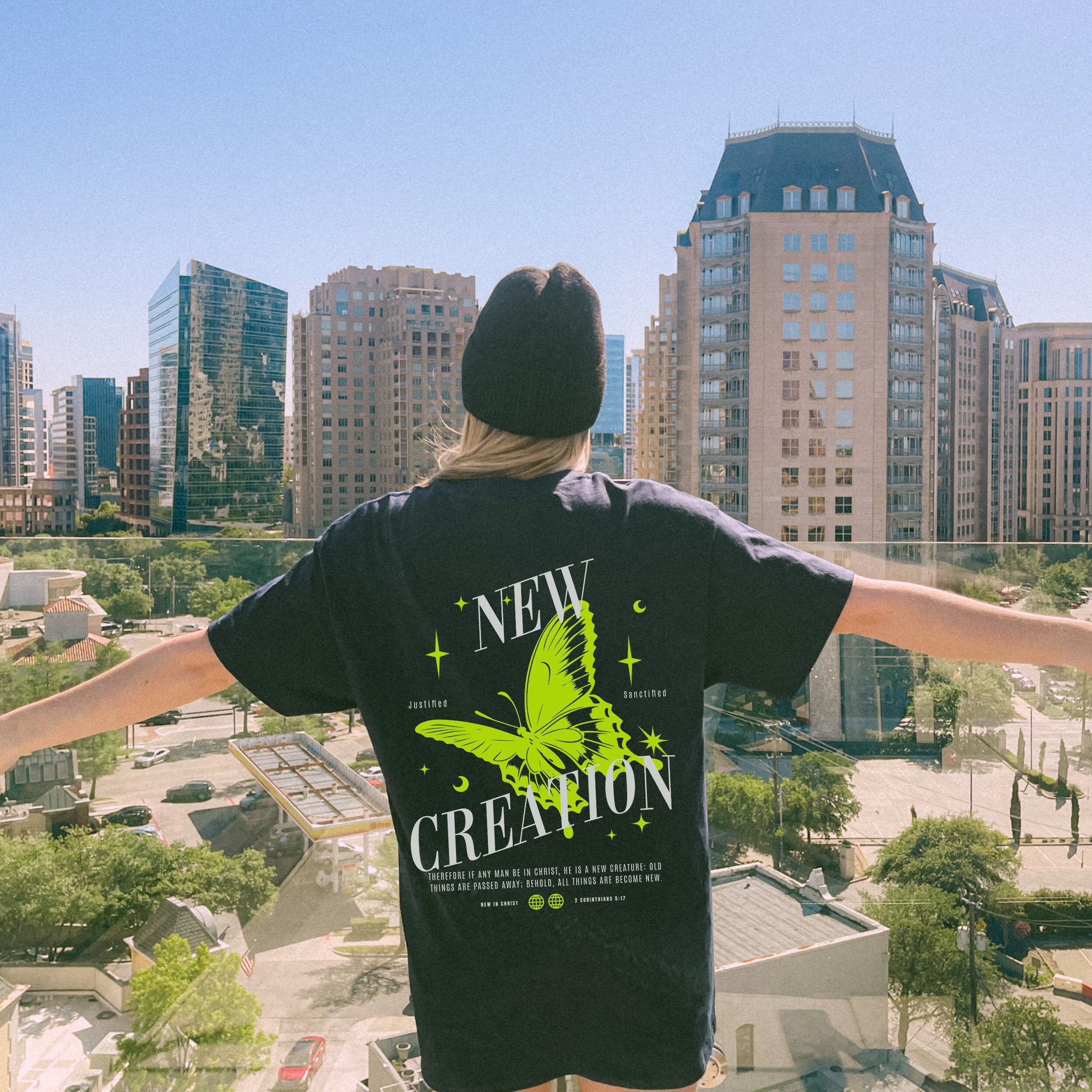 New Creation Christian Streetwear Shirt Bible Verse Shirt Jesus Shirt ...