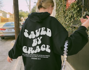 Jesus is King Retro Wavy Christian Hoodie Aesthetic Christian ...