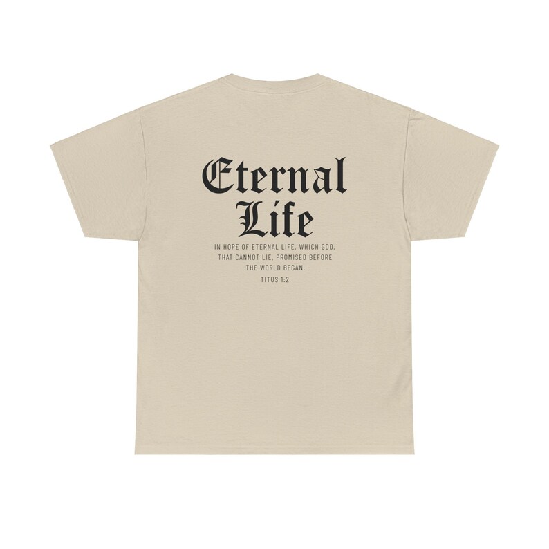 Eternal Life Titus 1:2 Christian Shirt Church Shirt Bible Verse Shirt ...