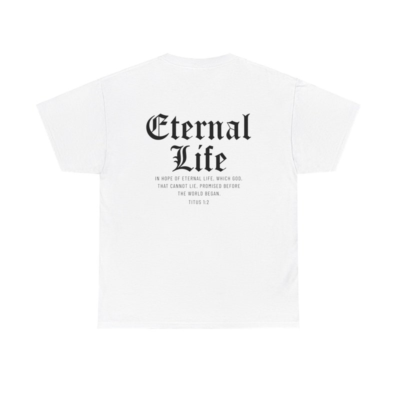 Eternal Life Titus 1:2 Christian Shirt Church Shirt Bible Verse Shirt ...