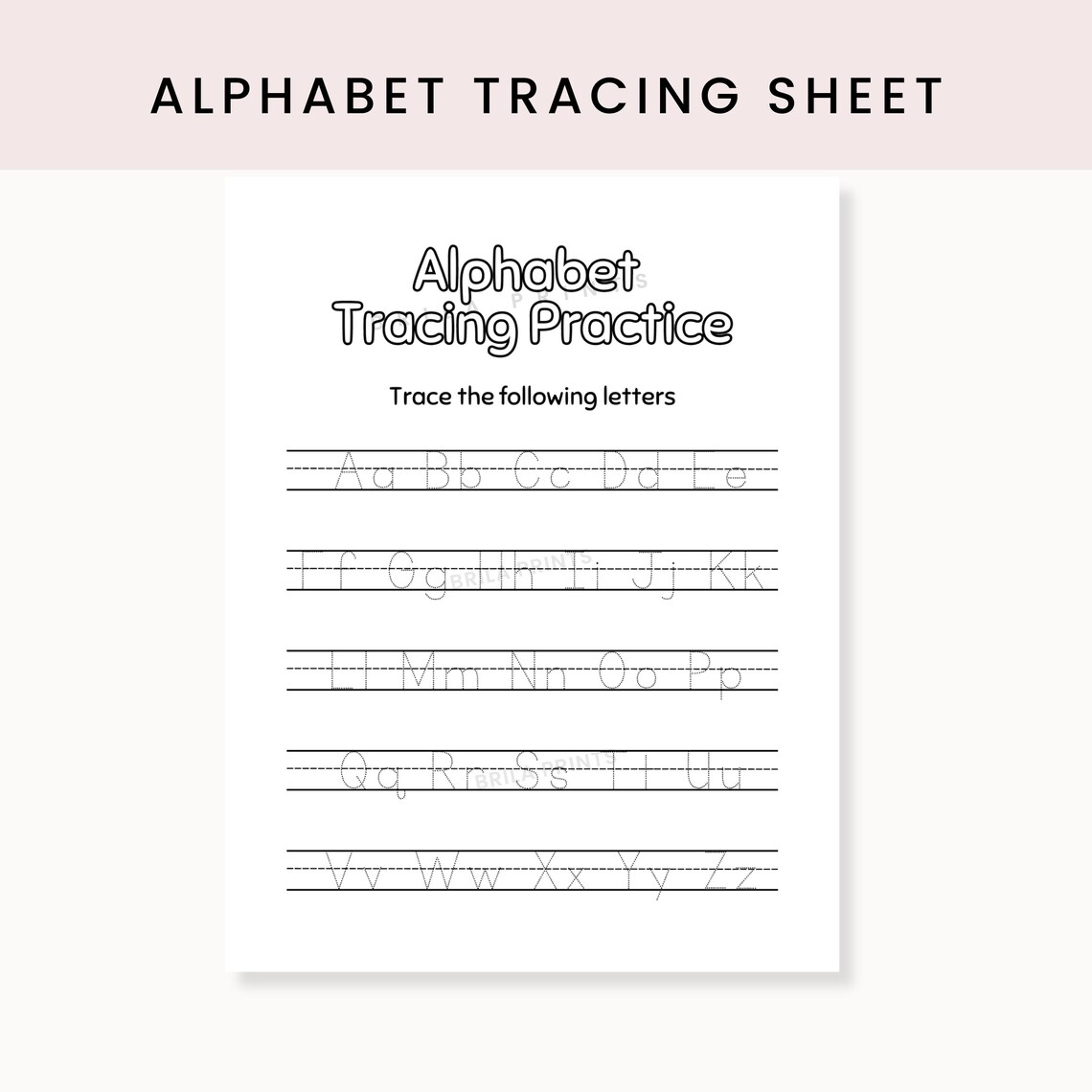 Alphabet Tracing Sheet, Homeschool Printables, Pre-k, Homeschool ...
