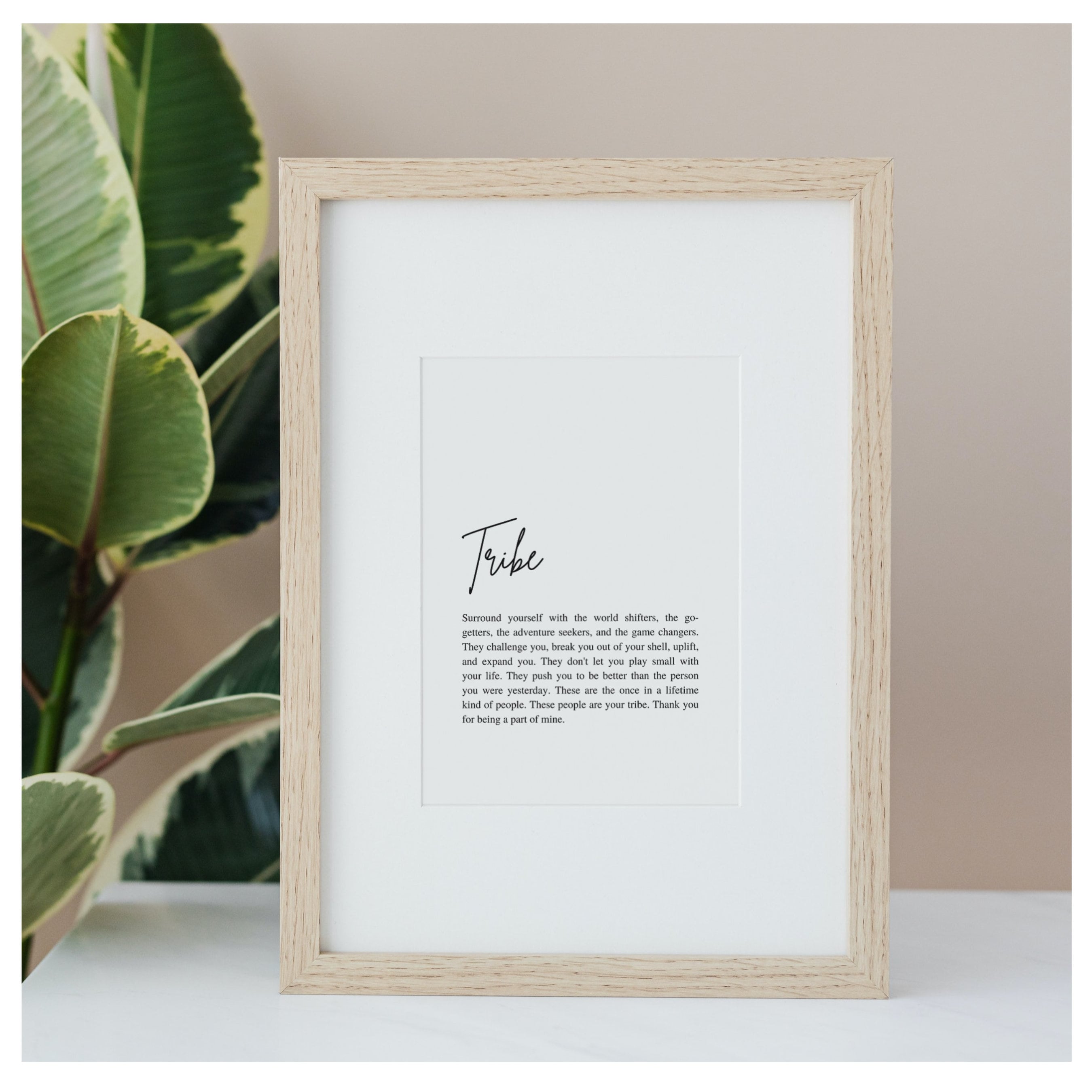 Tribe Wall Art, Printable Friendship Wall Art, Gifts for Friendship ...