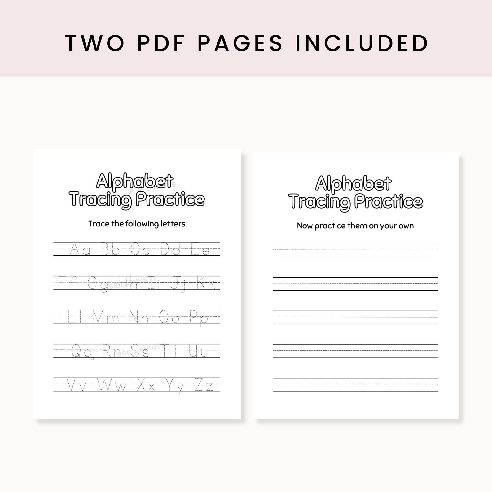 Alphabet Tracing Sheet, Homeschool Printables, Pre-k, Homeschool ...