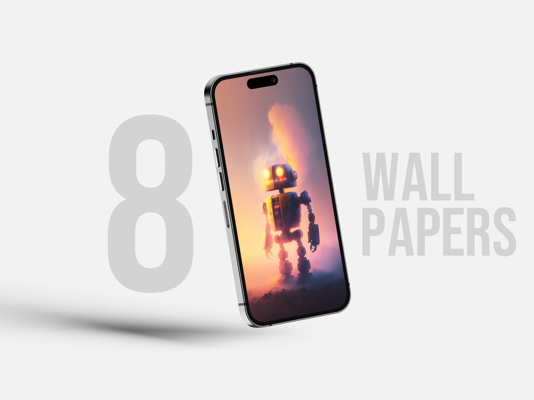Robot Phone Wallpapers | Robots Wallpaper | Digital Download | iPhone ...