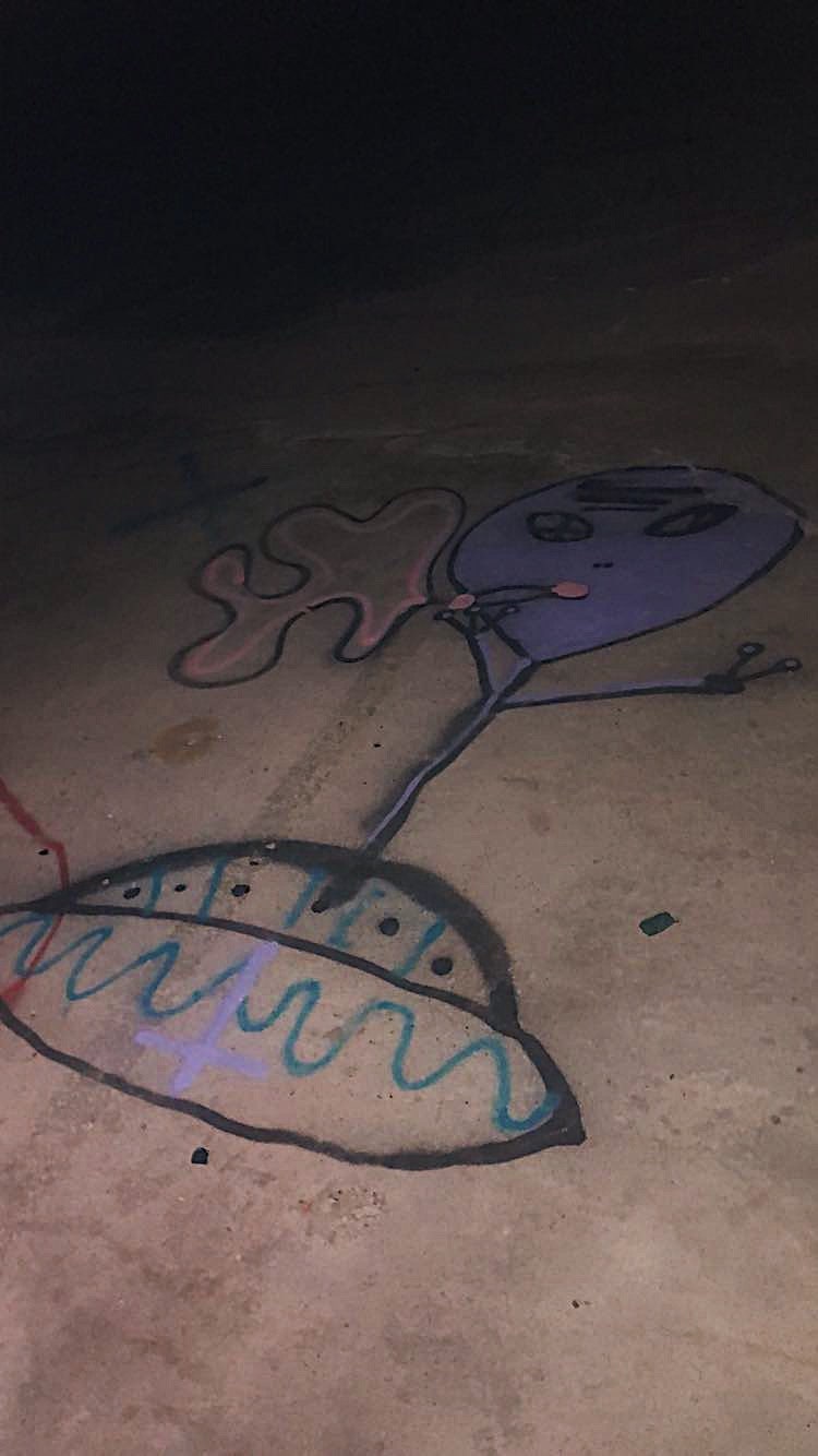 Alien Graffiti Art, Downloadable Wall Decor, Digital Print Home Decor ...