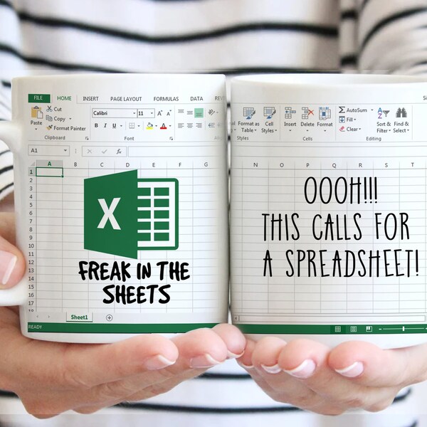 Oh This Calls for a Spreadsheet Mug - Etsy
