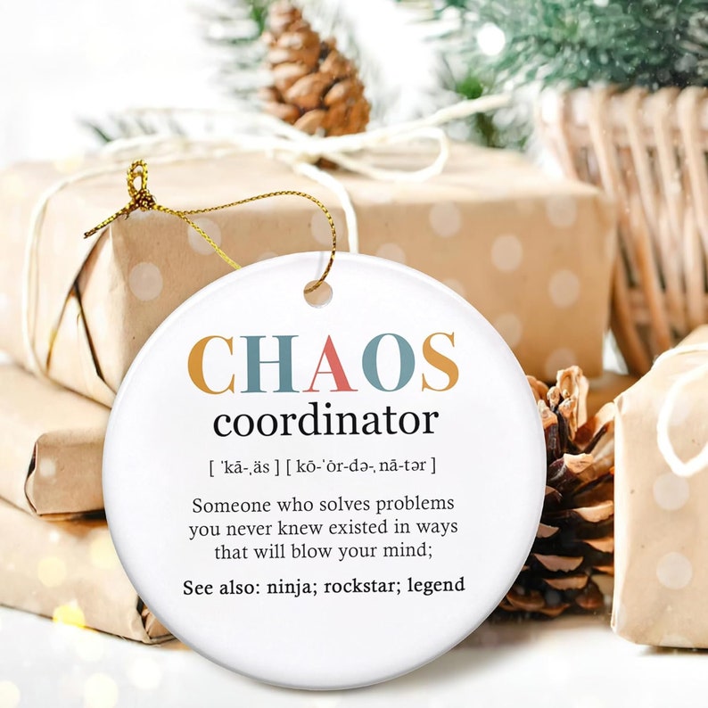 Chaos Coordinator Ornament, Chaos Coordinator Definition Ceramic ...