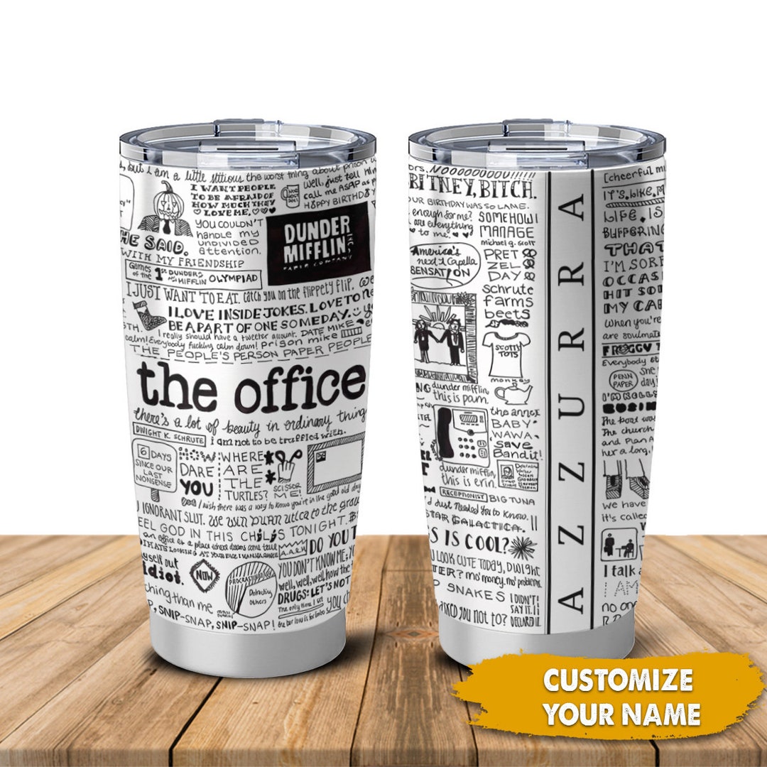 The Office Tumbler A Visual Representation of the Office - Etsy