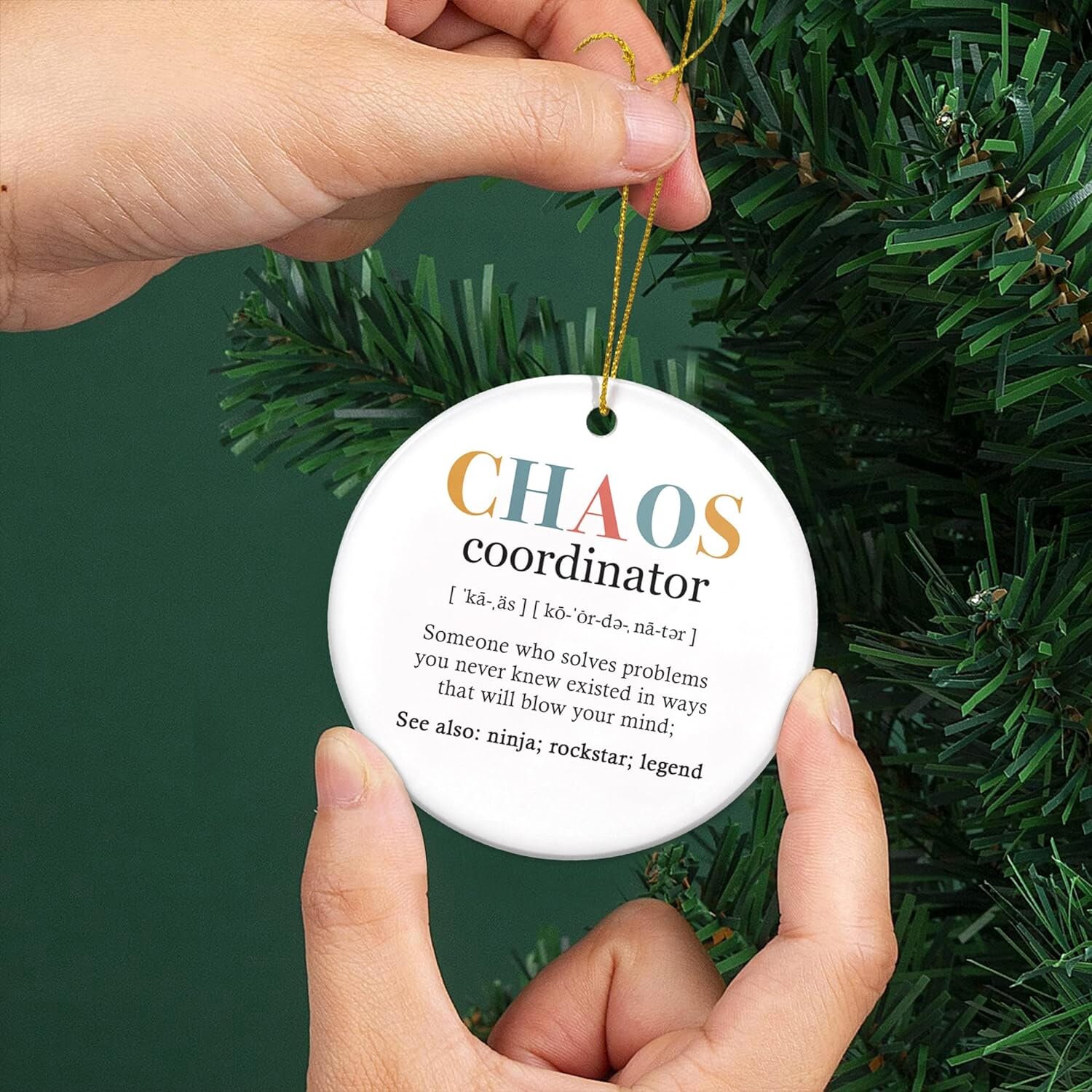 Chaos Coordinator Ornament, Chaos Coordinator Definition Ceramic ...