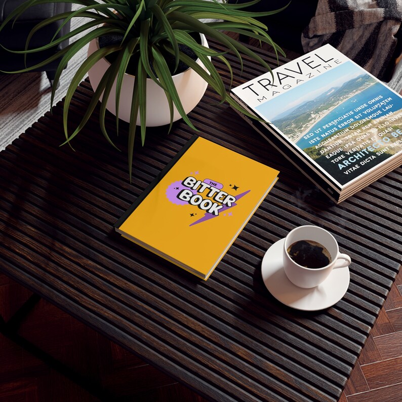 The Bitter Book Hard Backed Journal Notebook Hardcover - Etsy