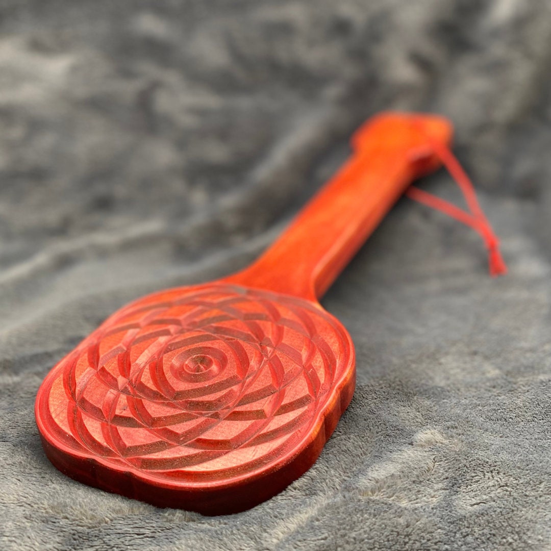 Rose Spanking Paddle, Spanking Paddle, Paddle, Branding Paddle, Wooden ...