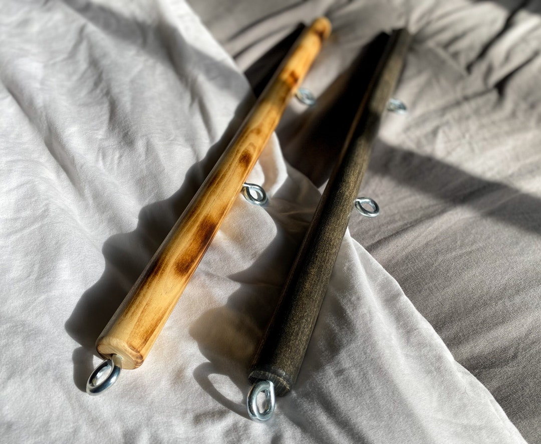 Wood Spreader Bar, Spreader Bar Restraint, Spreader Bar With Cuffs, Spread Bar Wooden, BDSM ...
