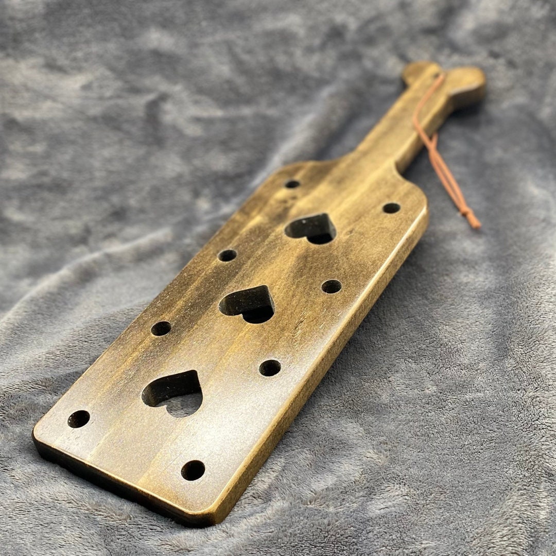 Wooden Heart Paddle, Spanking Paddle, Paddle, Wooden Spanking Paddle ...