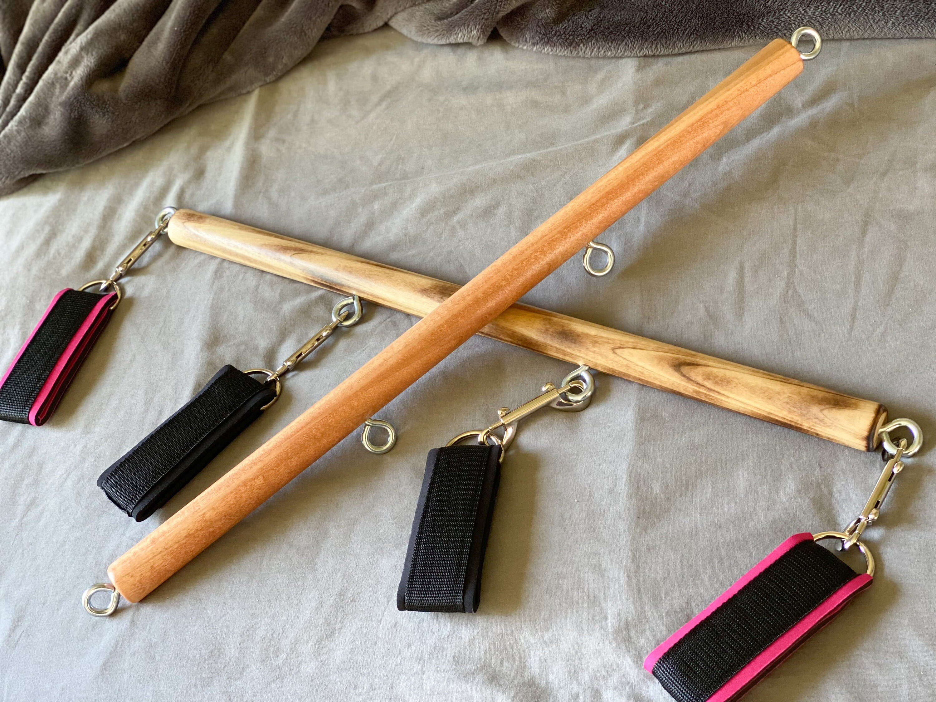 Wood Spreader Bar, Spreader Bar Restraint, Spreader Bar With Cuffs ...