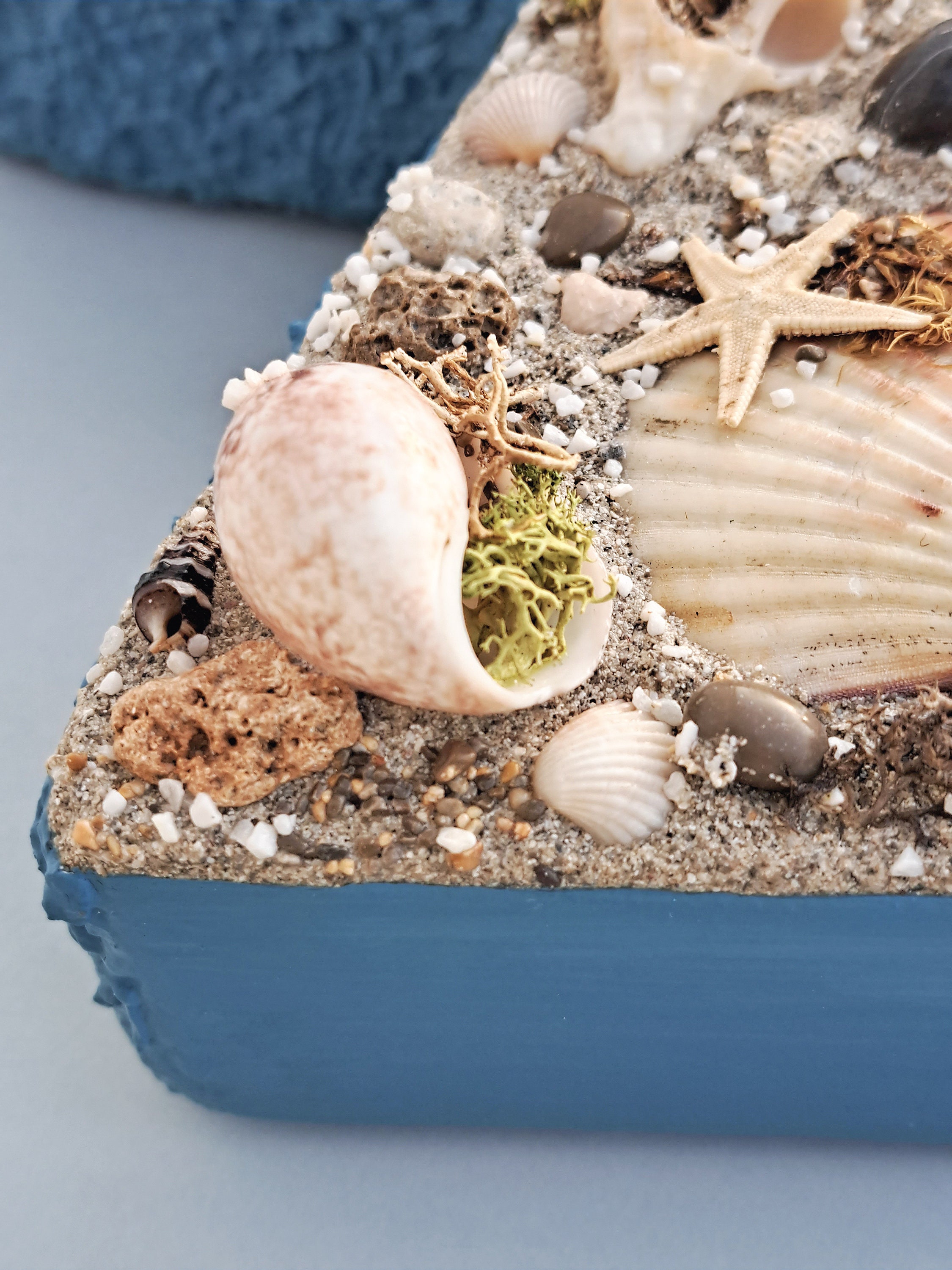 Shells Whale Tail, Coastal Decoration, Marine Figure With Starfish ...