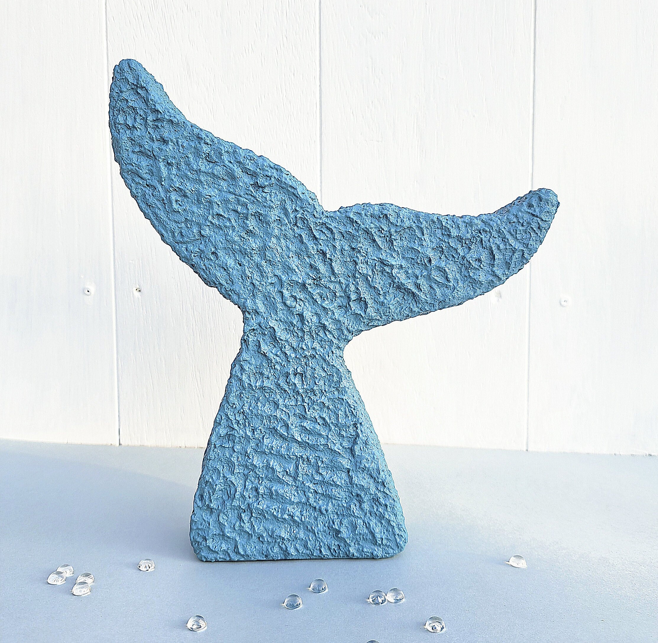 Shells Whale Tail, Coastal Decoration, Marine Figure With Starfish ...