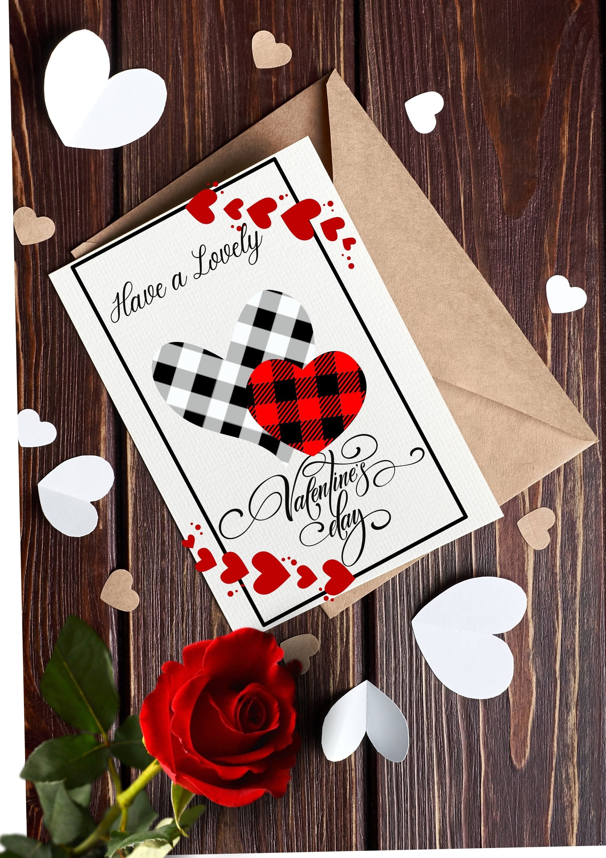 Printable Valentine's Day Card, Valentines Card, Valentine's Day Cards ...