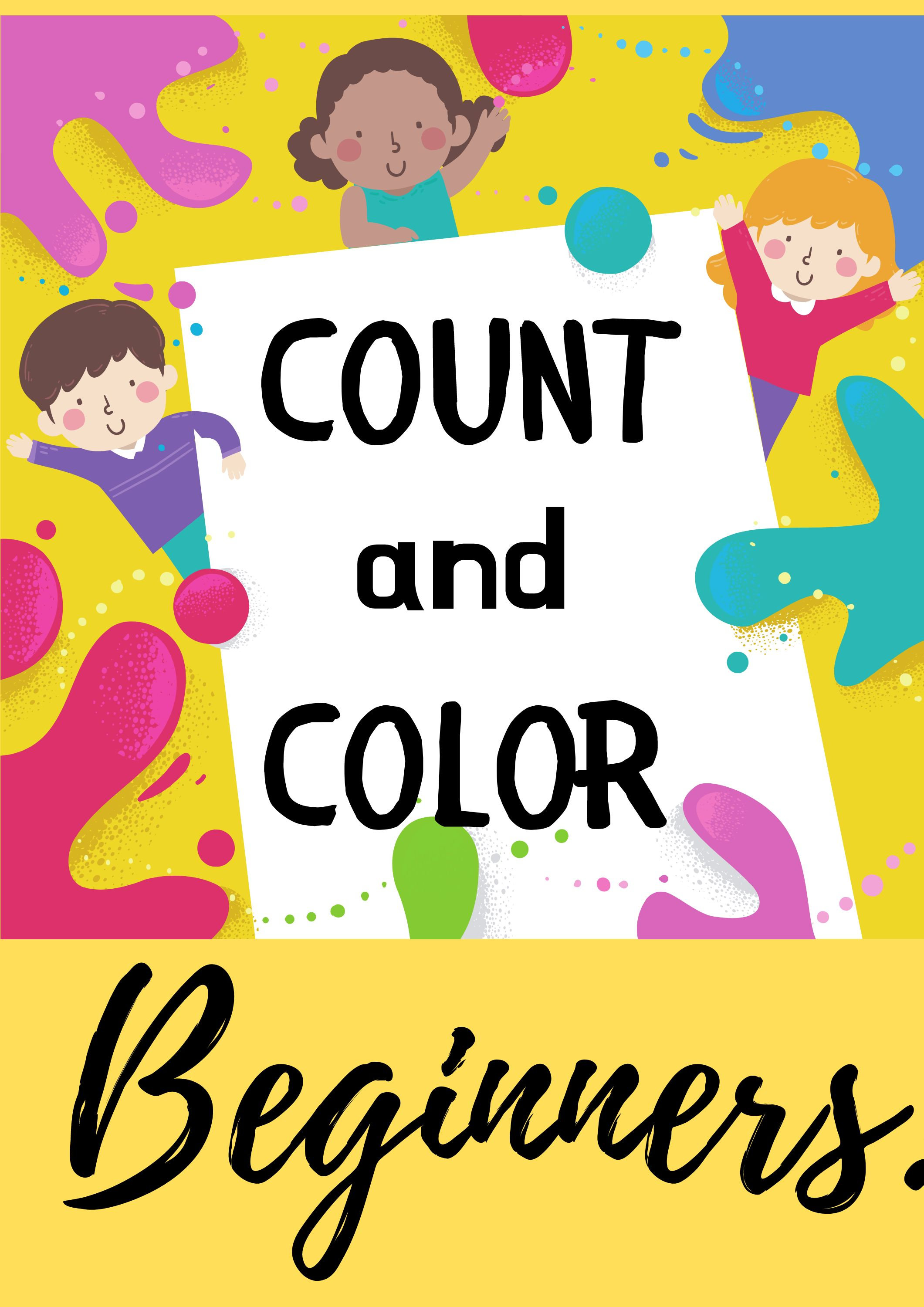 Count and Color Pre-school Worksheets. 10 Printable Worksheets for ...