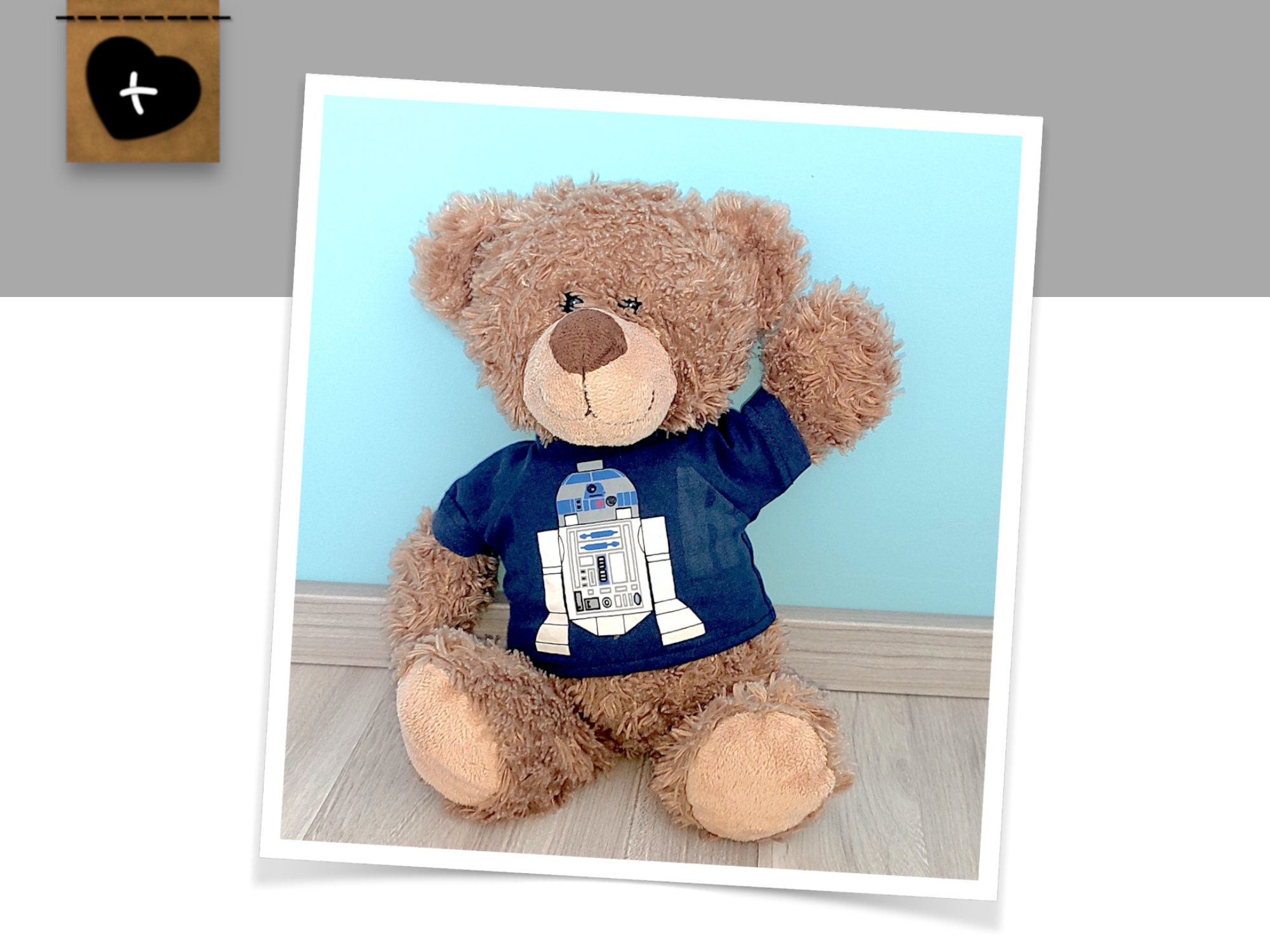 Sewing Pattern and Instructions Teddy T-shirt, Soft Toy Sewing Idea ...