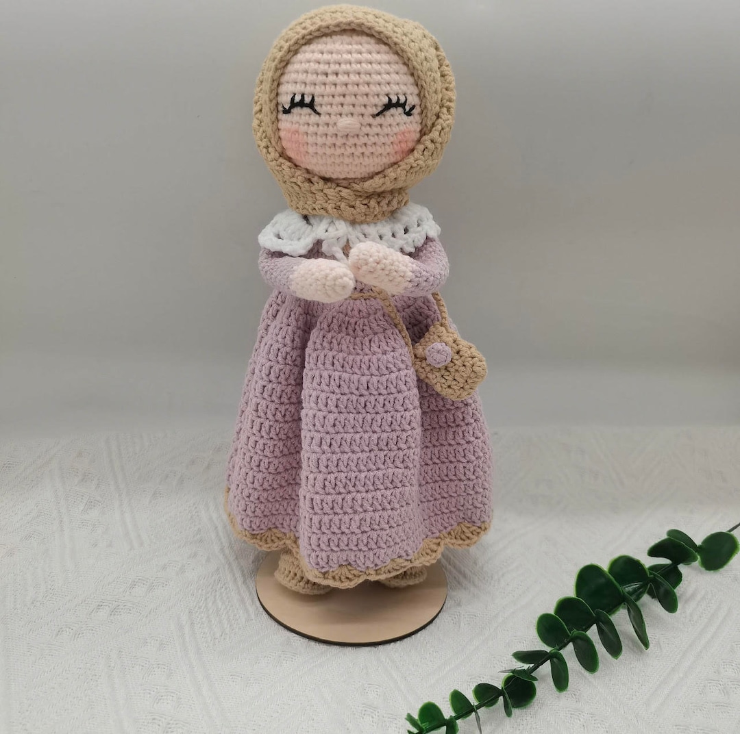 Crochet Baby Doll With Hijab Muslim Doll Islamic Doll - Etsy