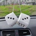 Car Dice Retro Fluffy Cute Dice Car Rearview Mirror Hanging - Etsy