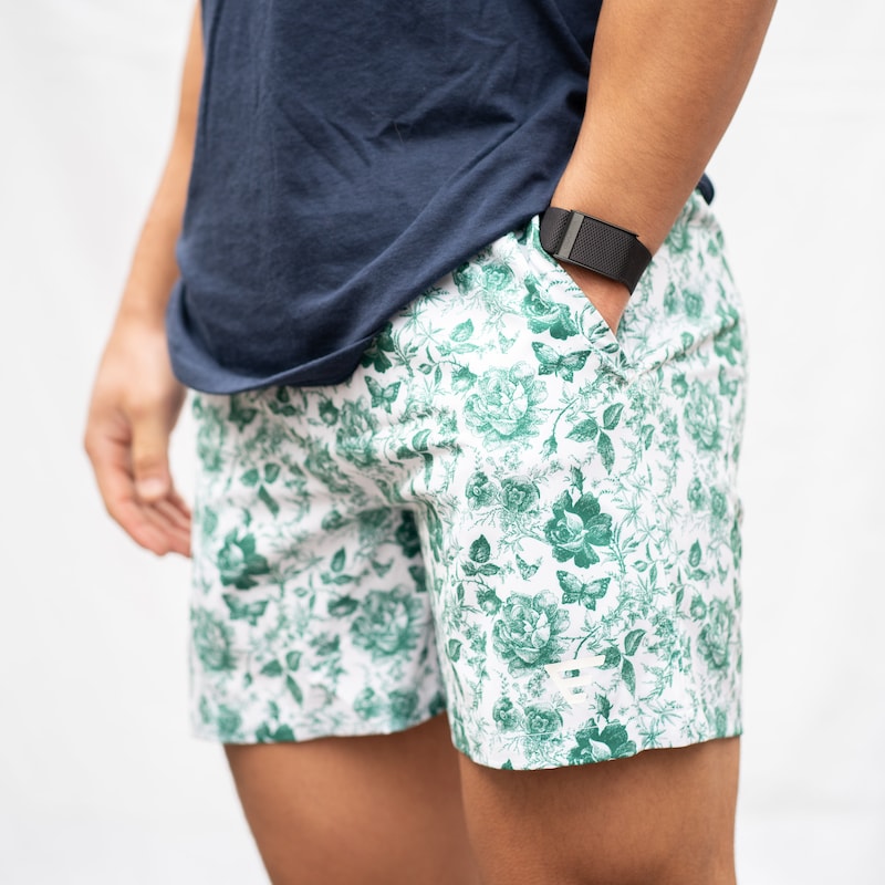 Floral Print Mens Shorts - Etsy