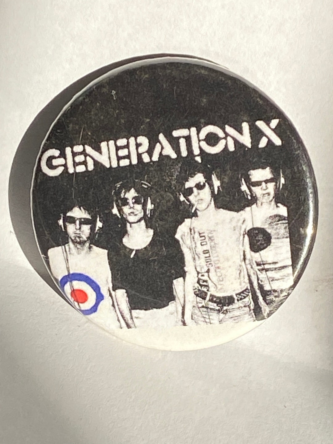 Vintage '80s GENERATION X Pinback Button Punk ALBUM Promo Button - Etsy