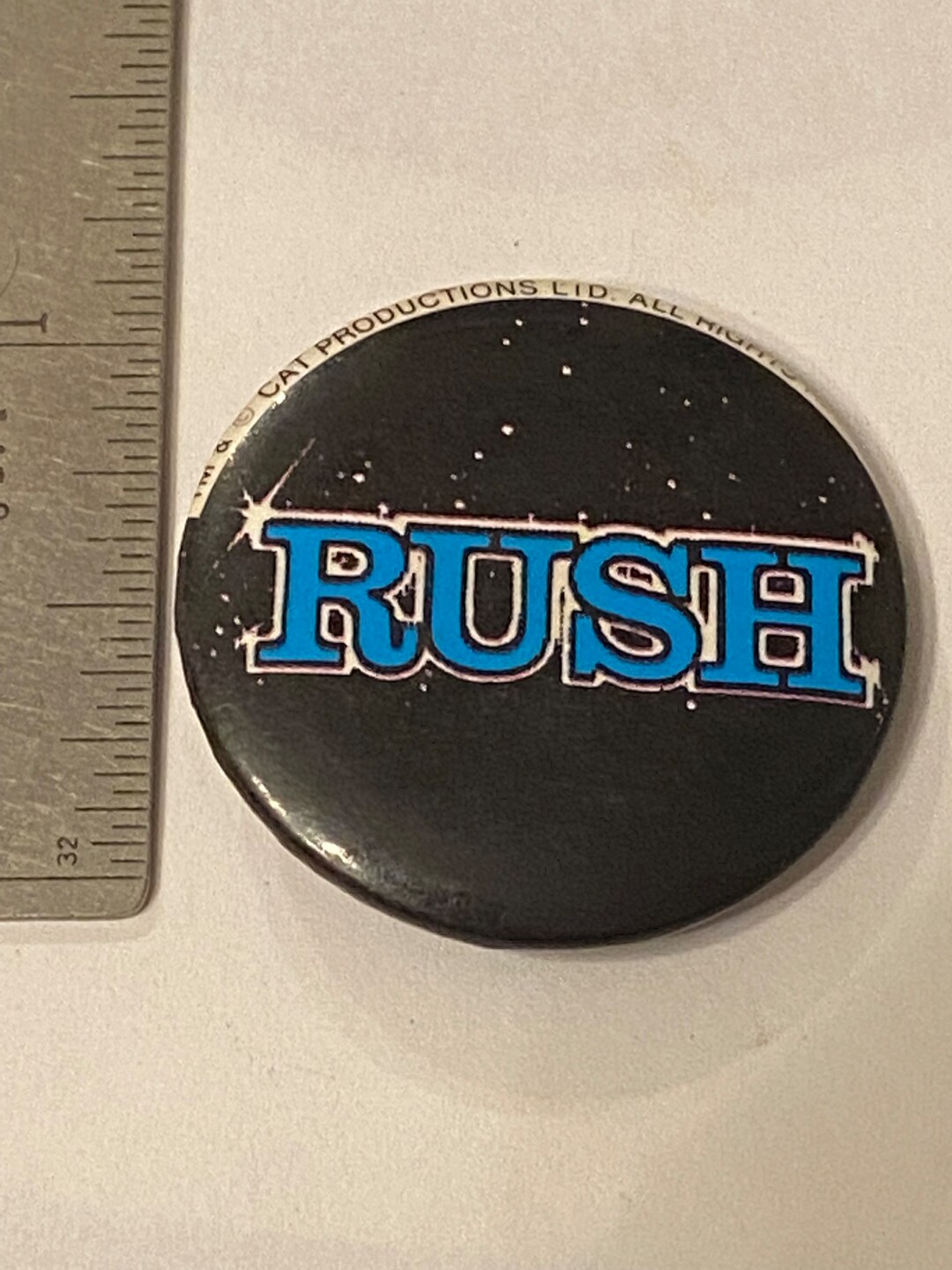 Vintage '80s RUSH Pinback Button Geddy Lee 2112 ALBUM Promo - Etsy