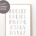 Printable Alphabet Flash Cards, Preschool Homeschool Education Nursery ...