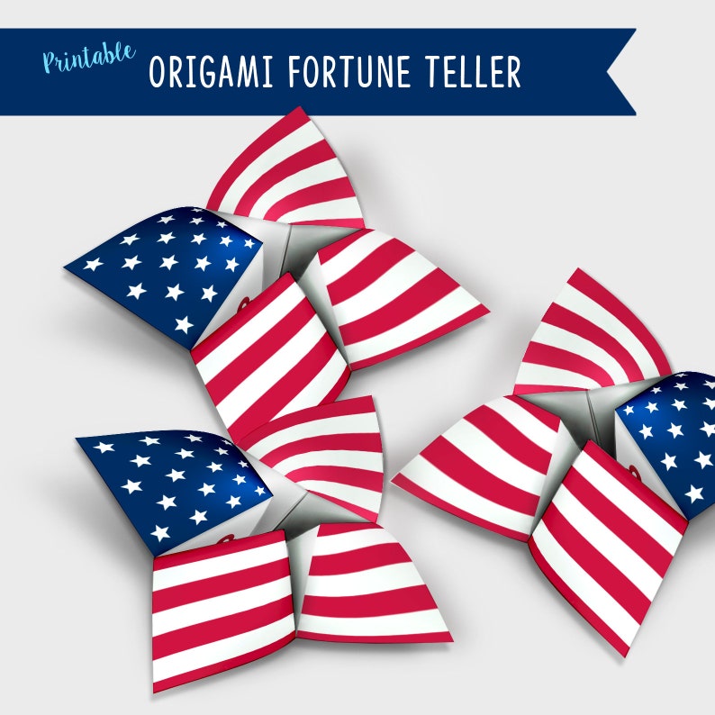 Printable 4th of July Activity Pack for Kids | Origami Fortune Teller ...