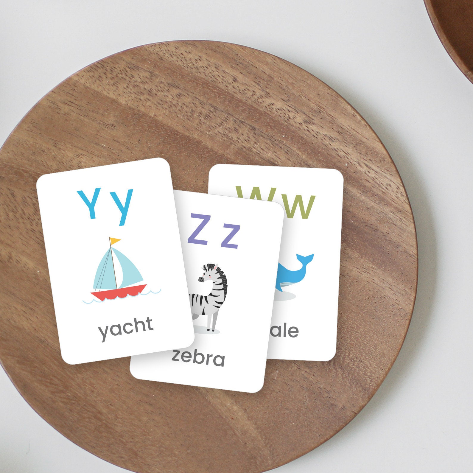 Printable Alphabet Flash Cards, Preschool Homeschool Education Nursery ...