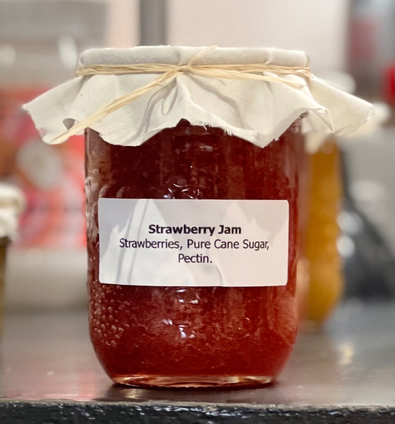 Homemade Strawberry Jam - Etsy