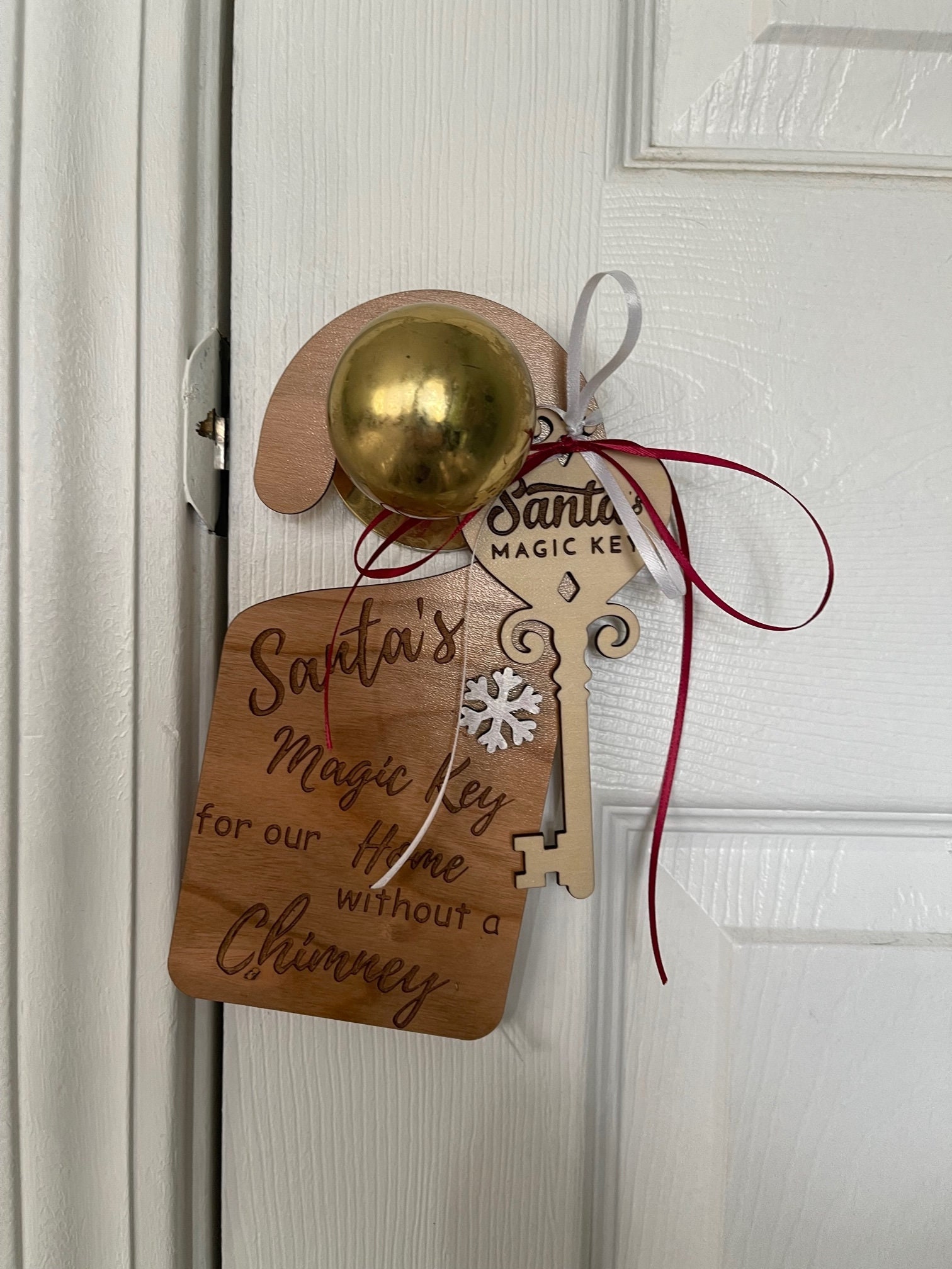 Santa's Key and Door Sign SVG | Santa's Key SVG | Christmas Eve Key SVG ...