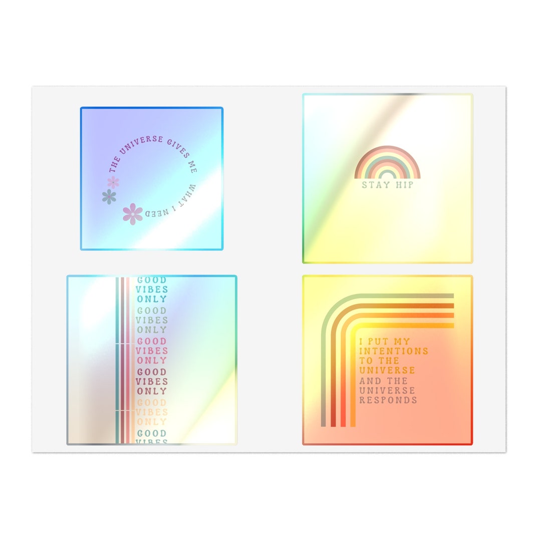 Retro Inspired Mantras Sticker Bundle 5 Sheet Sticker Bundle Daily ...