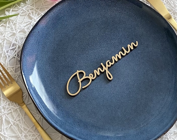 Wedding Place Card, Personalized Wedding Place Table Cards Laser Cut ...