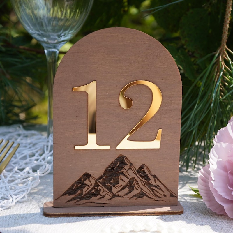 Mountain Table Numbers - Etsy