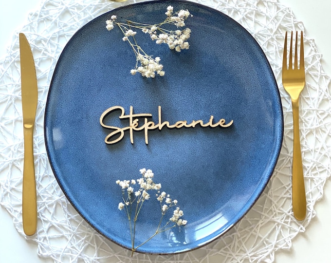 Wedding Place Card, Personalized Wedding Place Table Cards Laser Cut ...