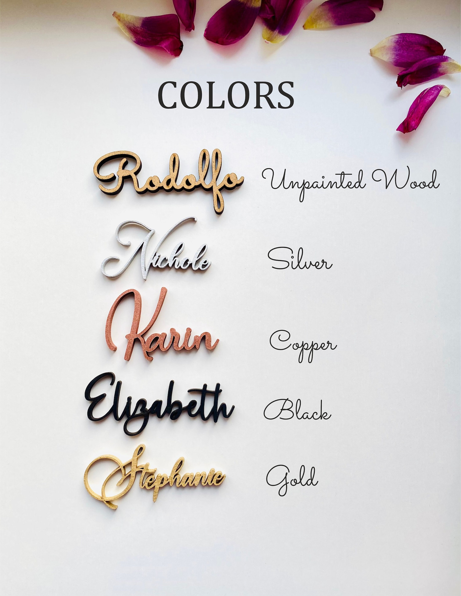 Wedding Table Names Custom | Laser Cut Wooden Table Signs | City Name ...