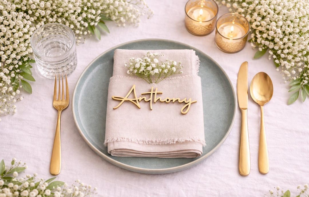 Segnaposto personalizzati per matrimoni, segnaposto in legno ...