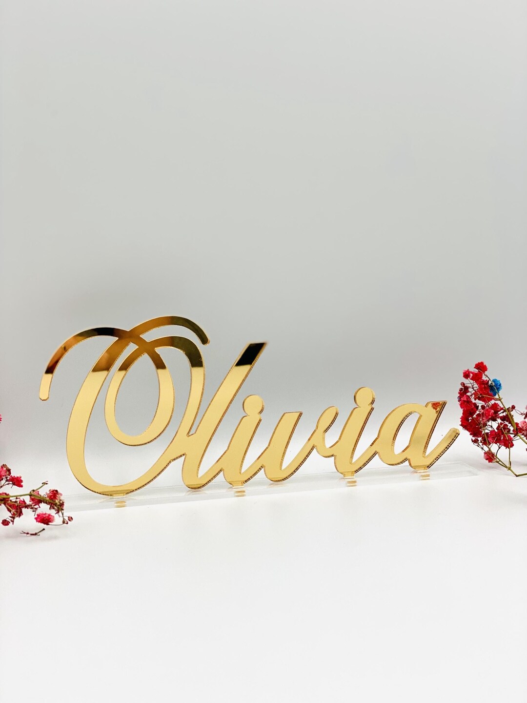 Large Freestanding Personalised Name Sign , Wedding Name Sign , Free ...
