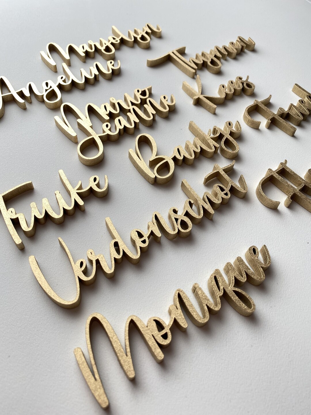 Wedding Name Cards Wooden Name Place Cards Name Plates for Wedding ...