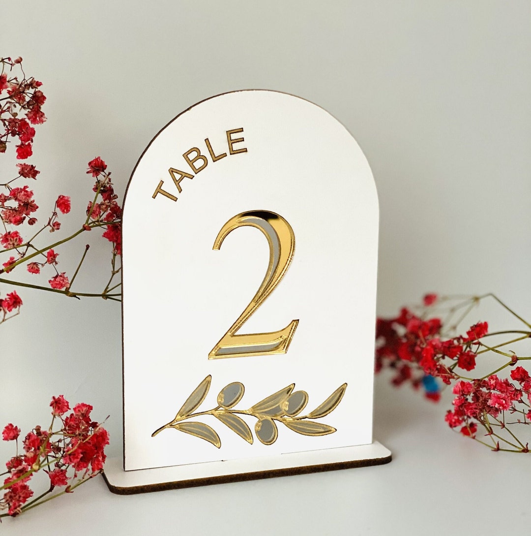 Table Numbers-wooden Wedding Table Numbers-wedding Table Decor-custom ...