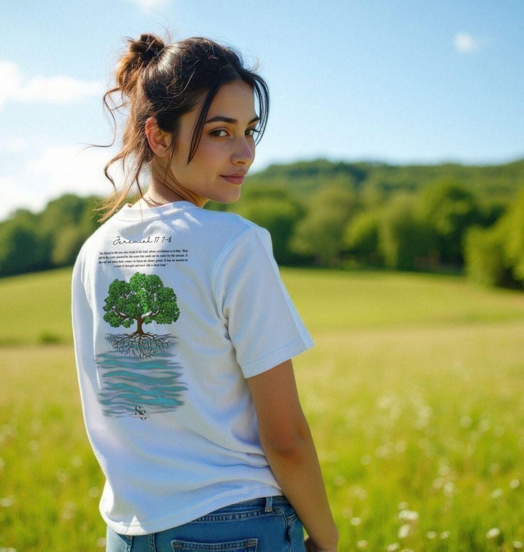 Rooted and Ready Christian Tshirt | Jeremiah 17 7-8 Bible Verse ...
