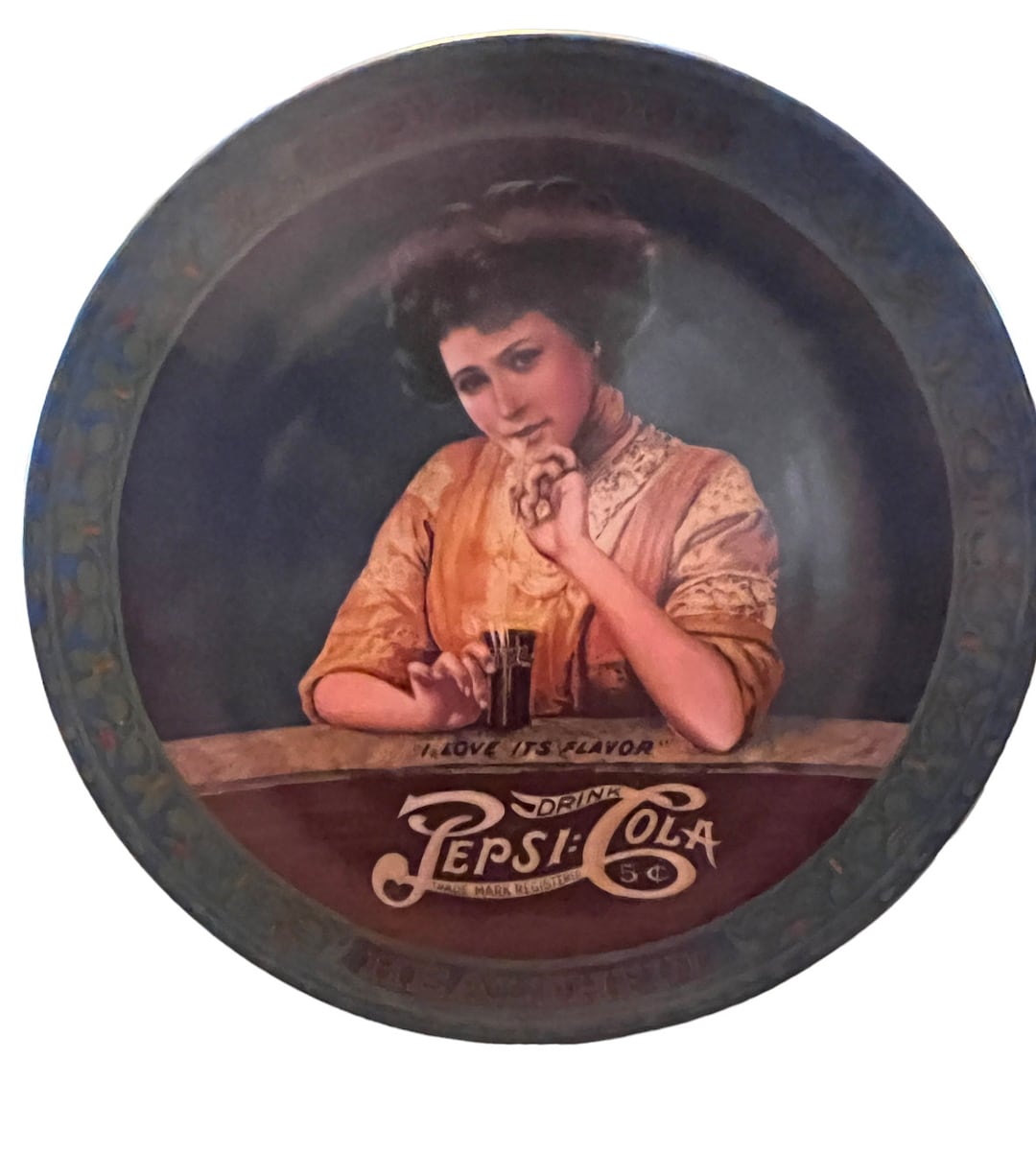 Pepsi-cola GIRL Collector Plate - 2038 of 5000 - Etsy