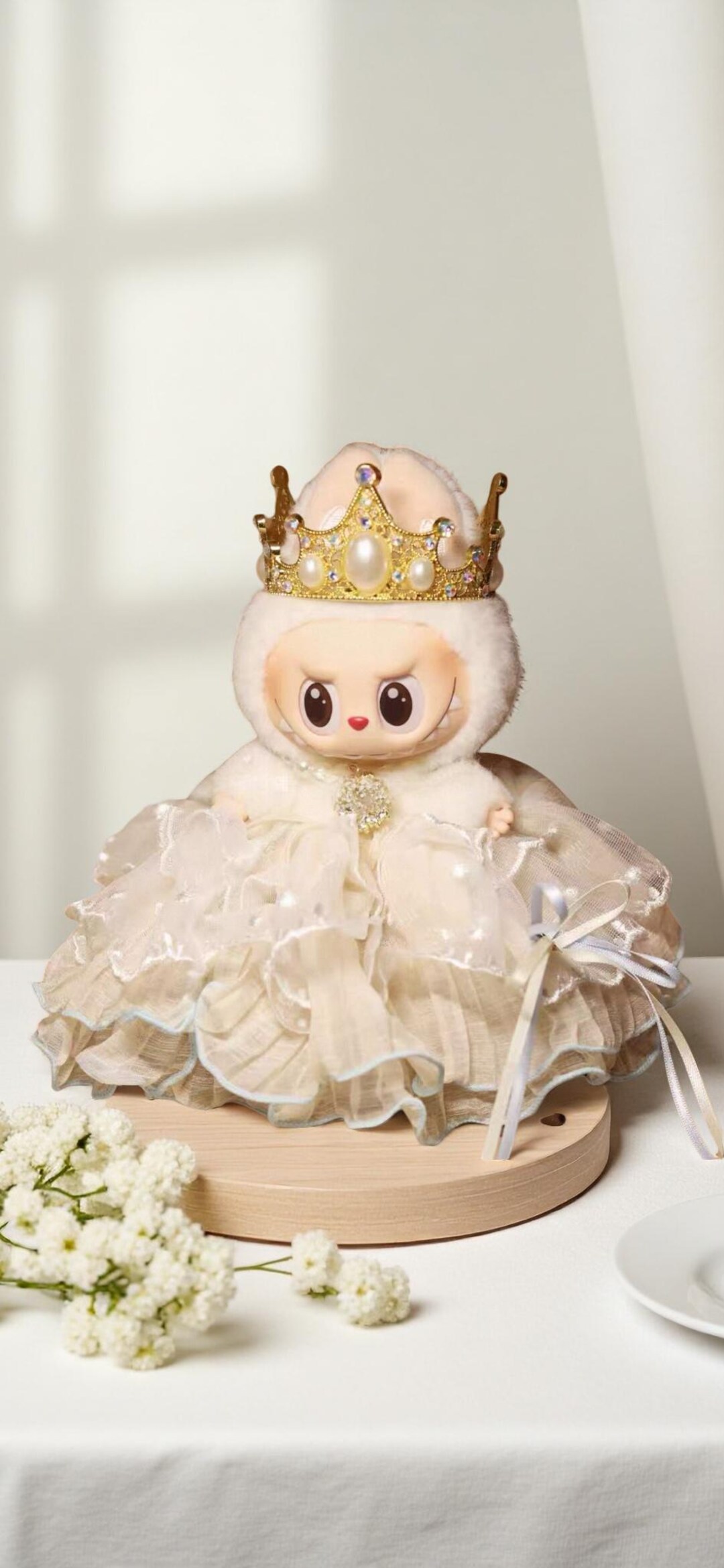 Handmade Luxury Doll Outfit: Fancy Dress for Labubu Figure - Etsy
