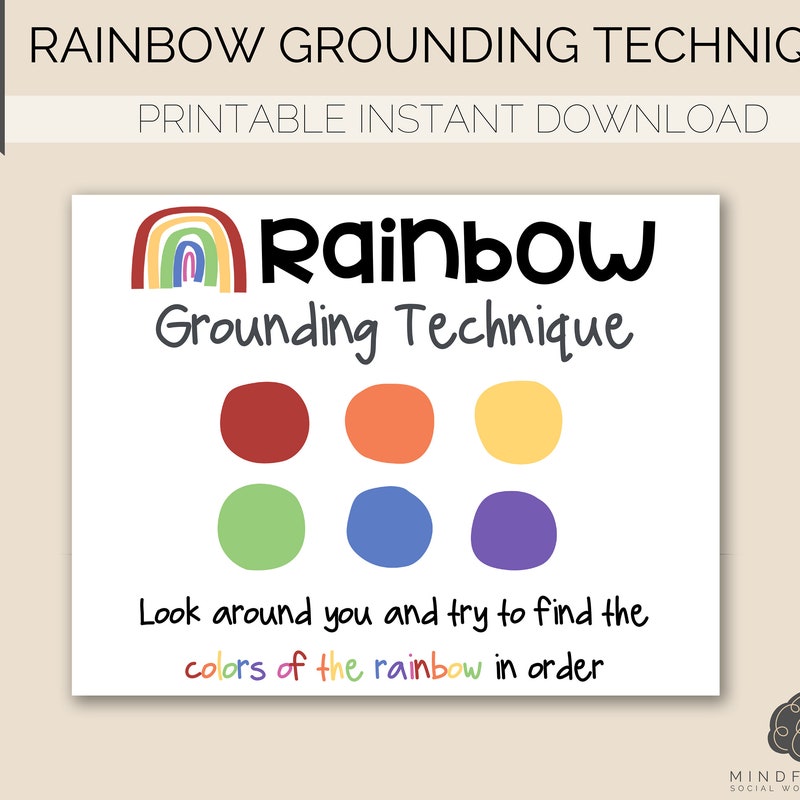 Printable Grounding Cards - Etsy